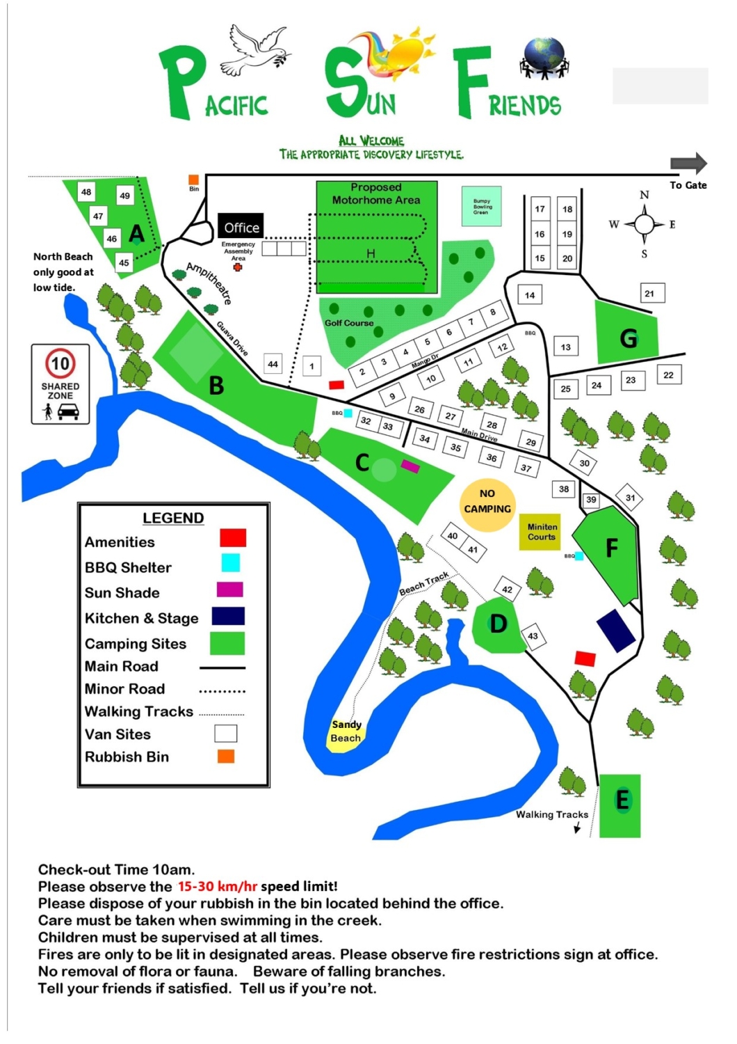 Maps - Pacific Sun Friends
